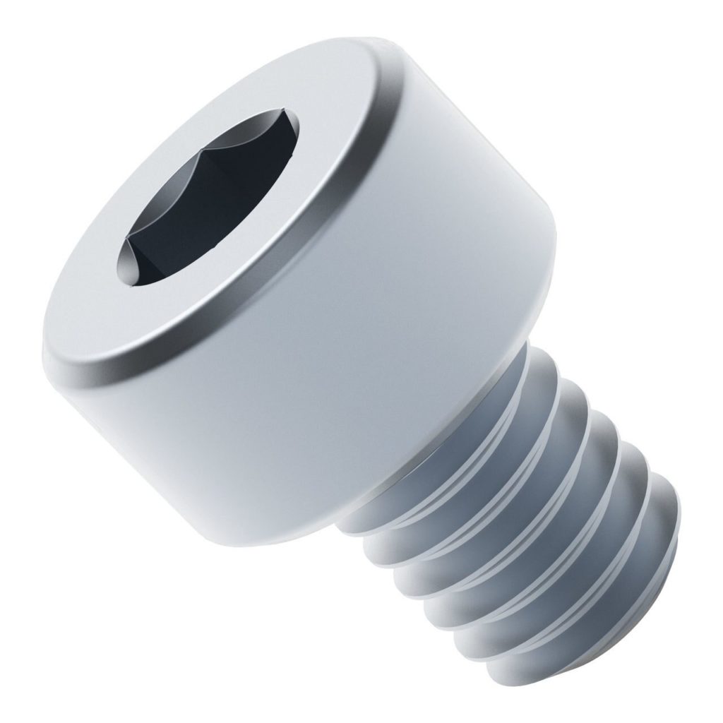 2800 Series Zinc-Plated Steel Socket Head Screw (M4 x 0.7mm 9mm Length ...