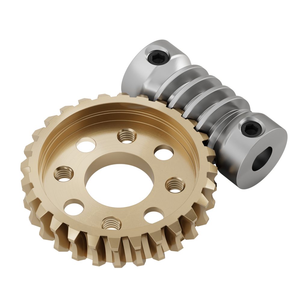 Worm Gear Set (28:1 Ratio, 6mm D-Bore Worm) - Steplab